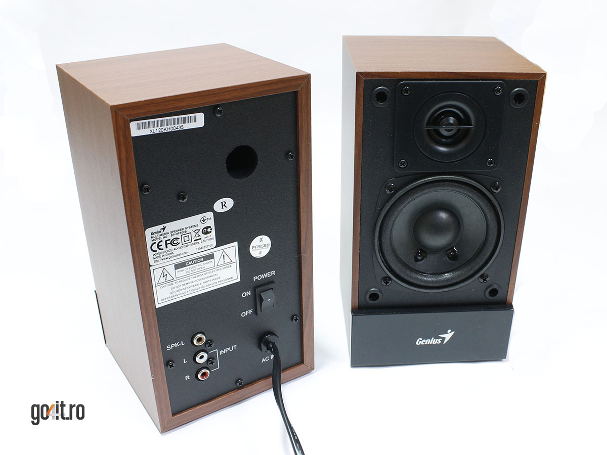Genius SP-HF 800B 2.0 - boxe audio cu aspect Hi-Fi, pentru amatorii de ...